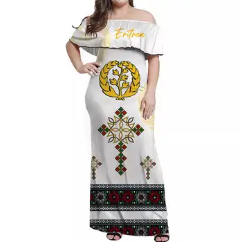 Traditional Eritrea Tilet Pattern Cheap Casual Women Dress In Bulk New ...