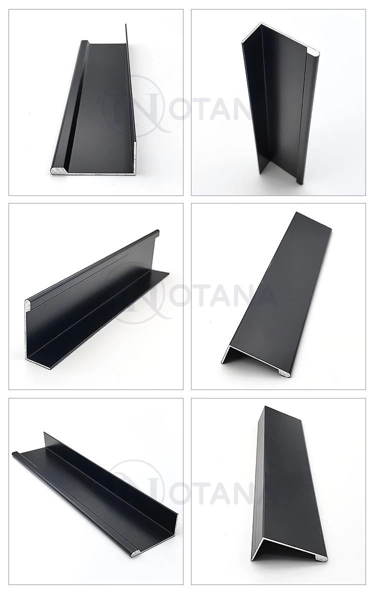 Aluminium Profile L Handle for Furniture Aluminium Bedroom Drawer Pull ...