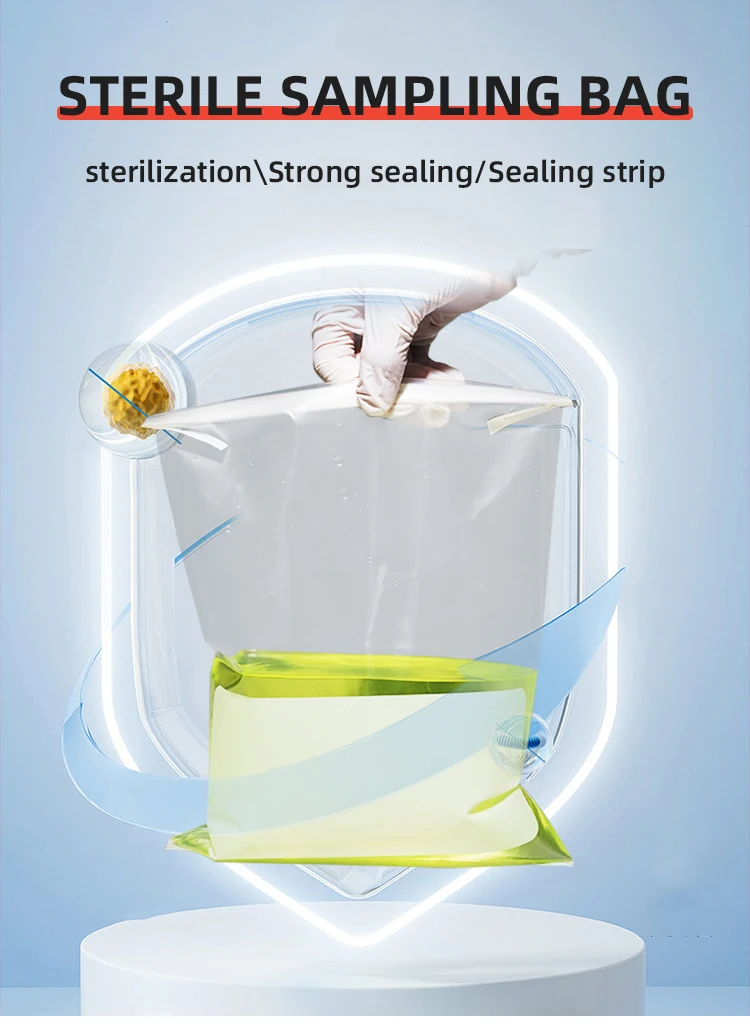 Plastic Sampling Blender Bag Laboratory Sterile Sample Bag For ...