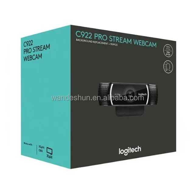 Original Logitech C922 Pro Camera Usb Laptop Serious Streaming 1080p HD ...