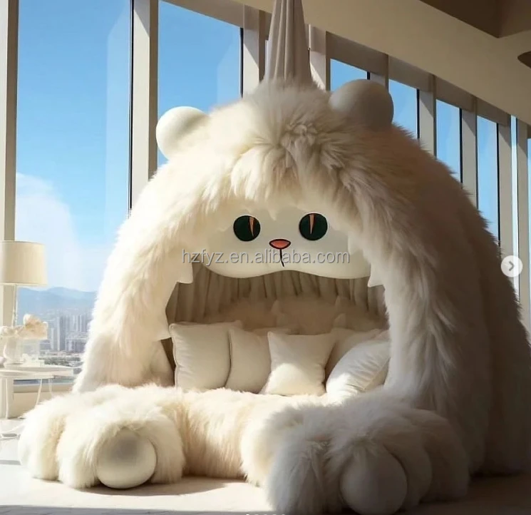 Modern Explosion Monster Cute Sofa Bed for Living Room