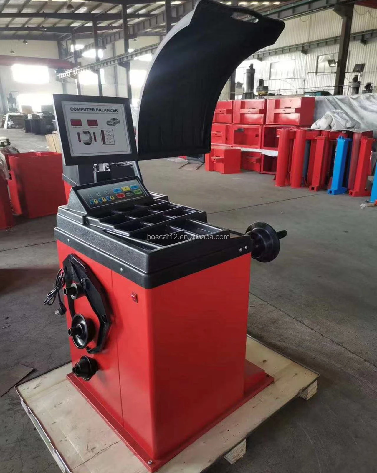 Full Automatic 24" Lean Back Tire Changer & Tire Balancer Combo Swing ...