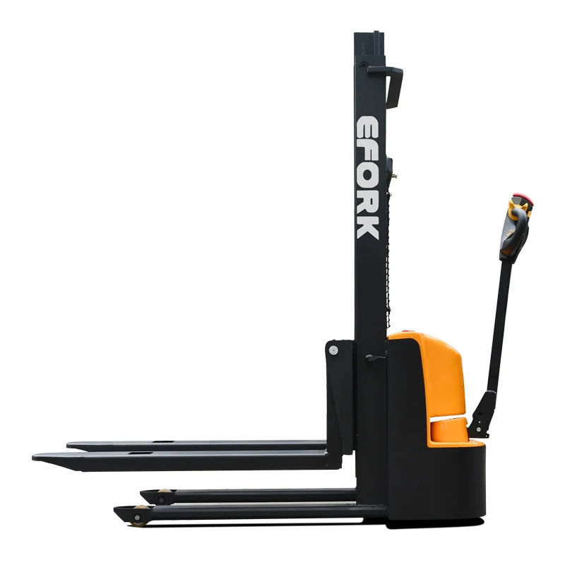 EFORK 1T/1.5T Electric Pallet Stacker Battery-Powered Walk-Behind ...