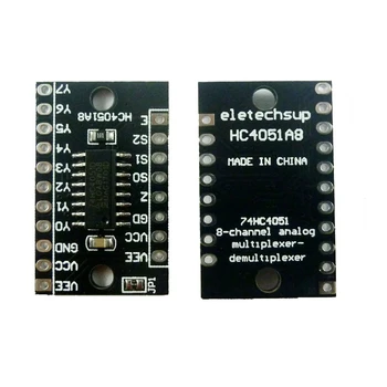 Hc4051a8 8ch Multiplexer/demultiplexer Hc4051a8 74hc4051 Module For Circuit Control Adc Dac ...