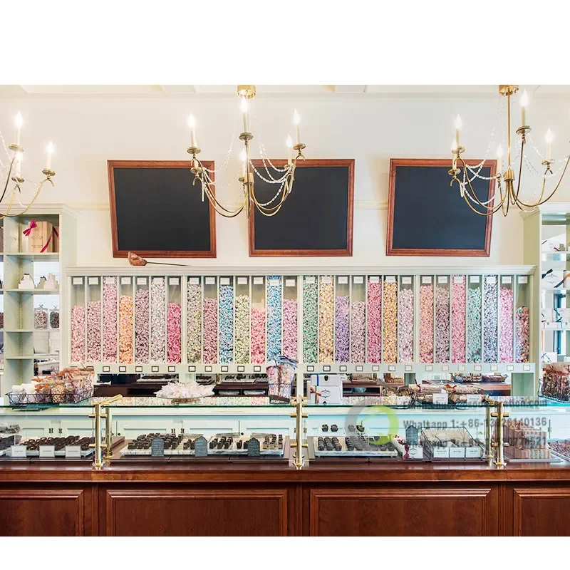 Shopping Mall Chocolate Furniture Shop Interior Design Display Cabinet ...