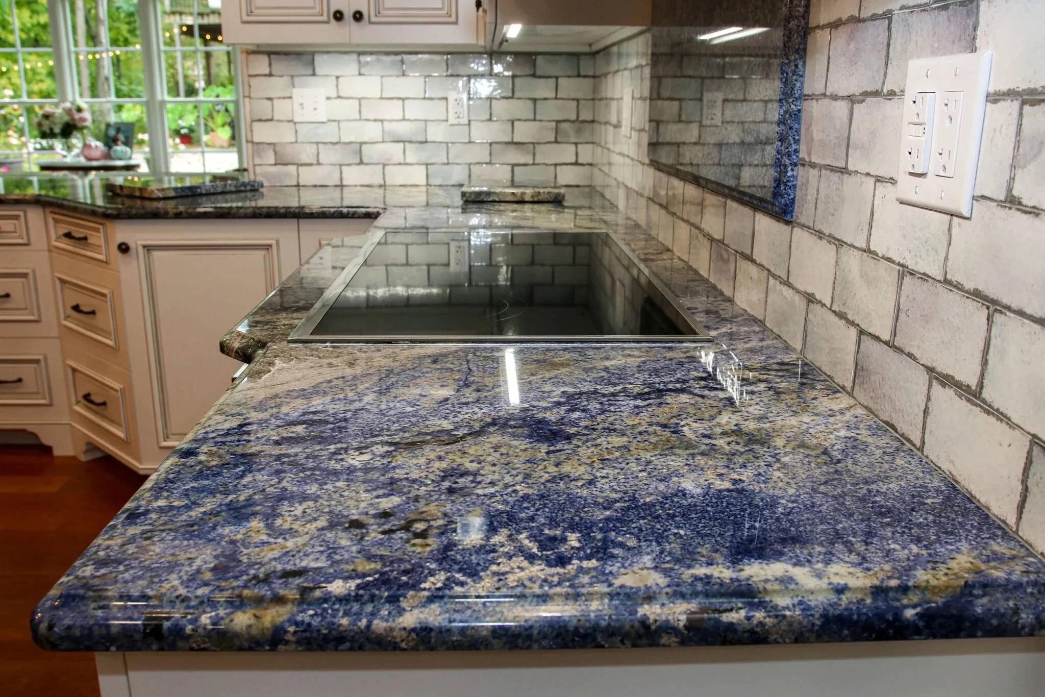 Blue Granite Slabs - Luxurious Exotic Natural Brazil Stone