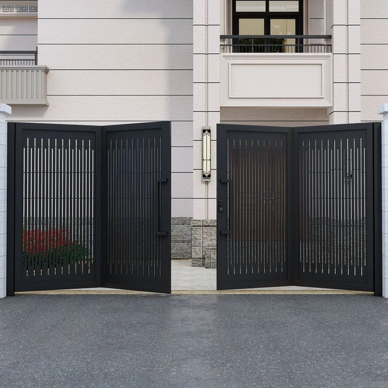Metal Folding Main Gates Cantilever Gate Automatic Aluminium Bifold ...
