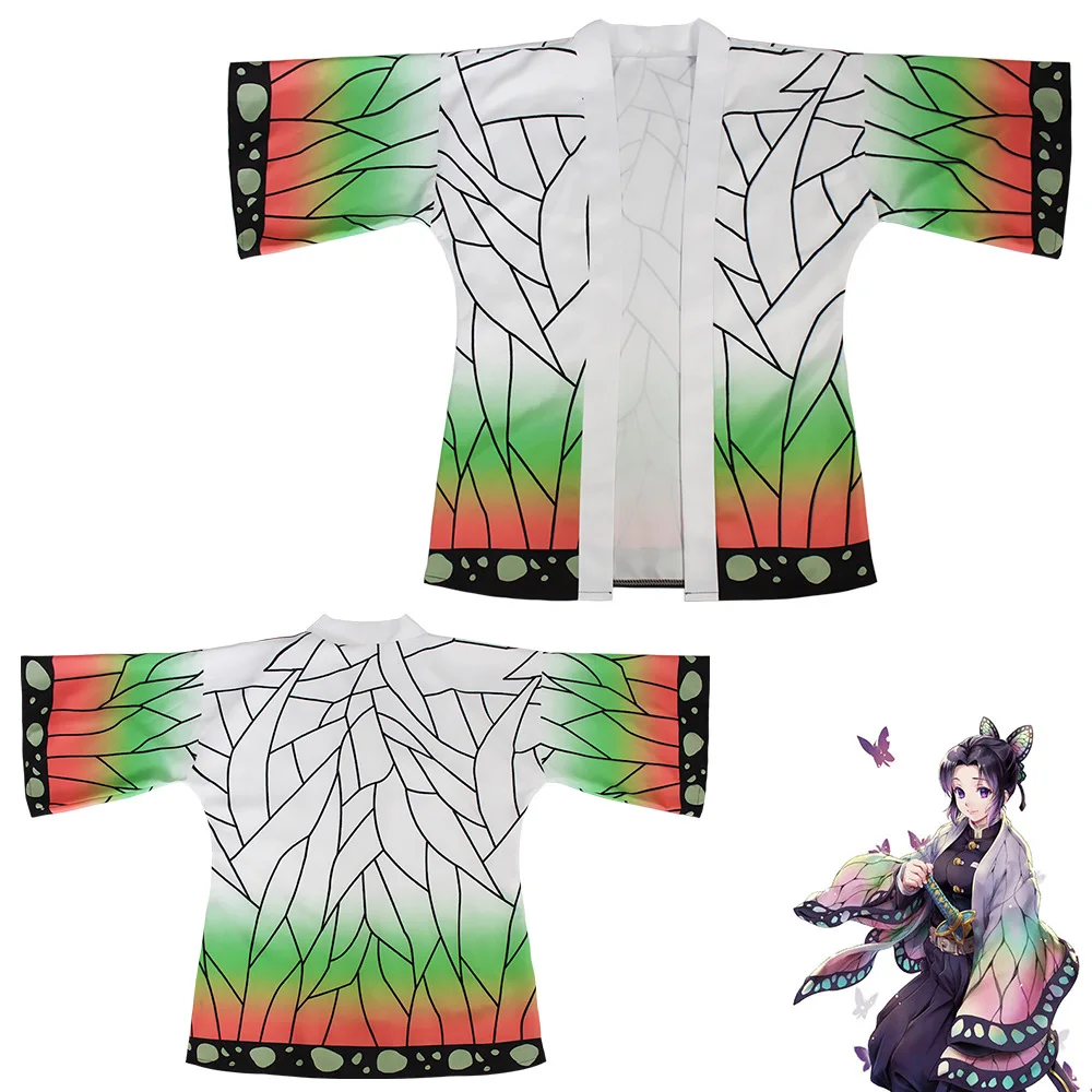 Demon Slayer Costume Kimetsu No Yaiba Cosplay Japanese Kimono Print ...