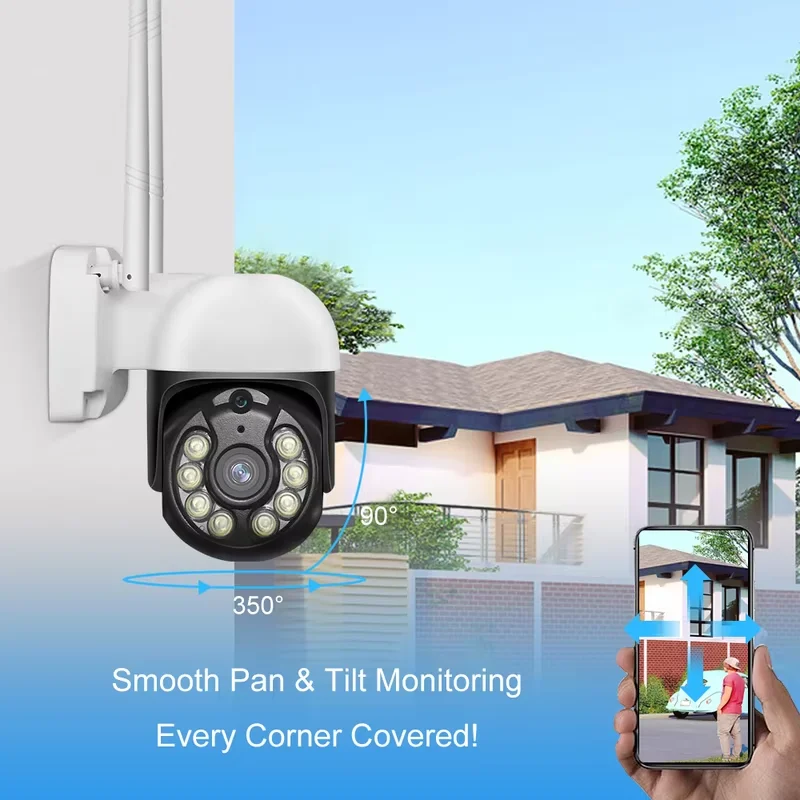 Smart Home Tuya Affordable 360 Degree Wifi Ptz 8ch Dvr Nvr Kit Cctv ...