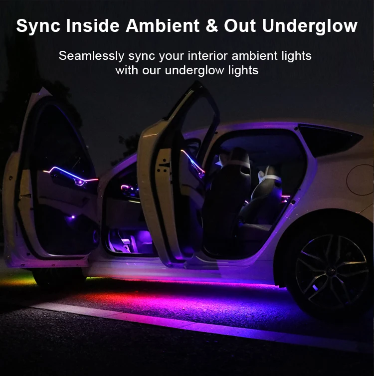 Factory Custom Ambient Lighting - Easy Install for Cars
