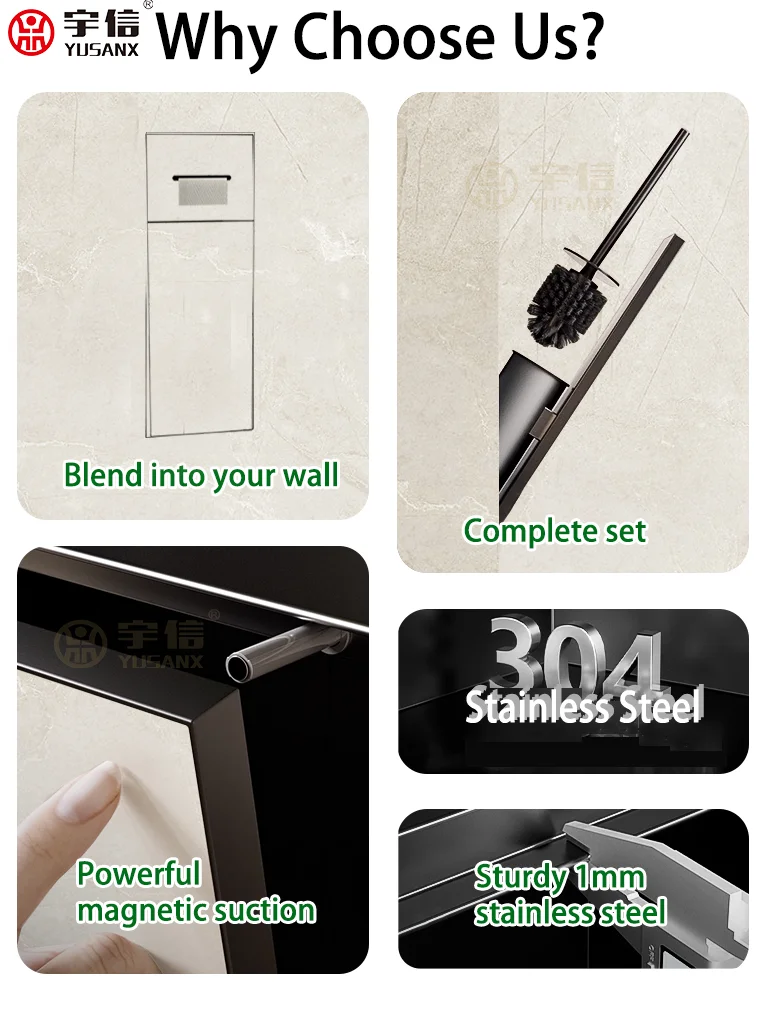 Invisible Wall-Mounted Tissue Box Trash Can - Eco-friendly