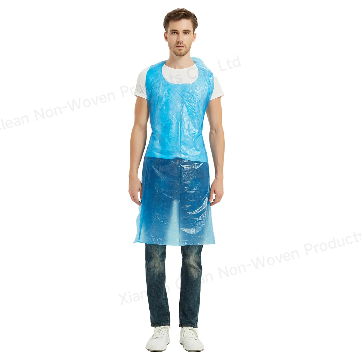 Customized Color Pe Kitchen Medical Apron Disposable Waterproof Pe ...