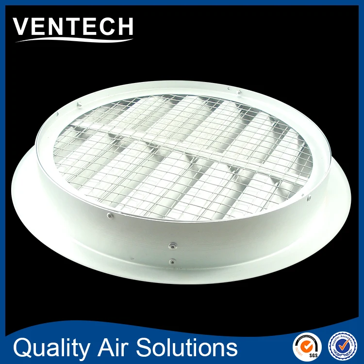 Hvac System Round Air Louver Return Air Wall Mount Weather Louver - Buy ...