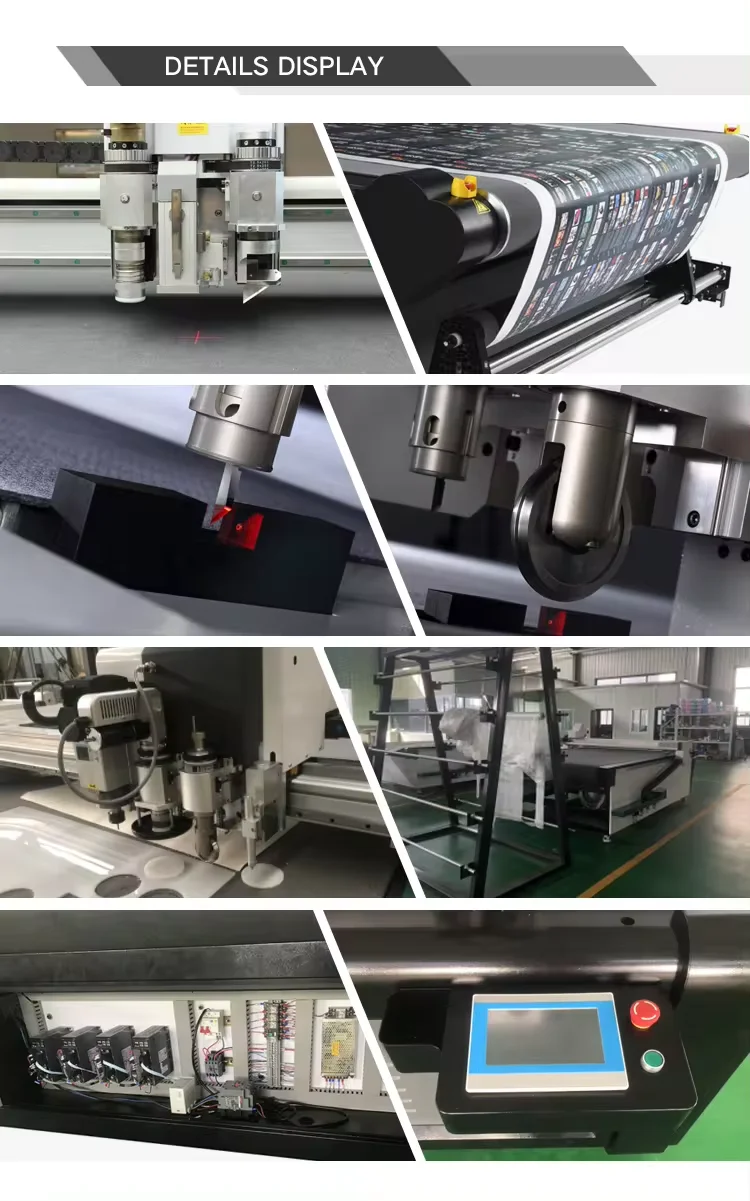 CNC Digital Flatbed Oscillating Knife Cardboard Cutter 1625 Graphtec ...