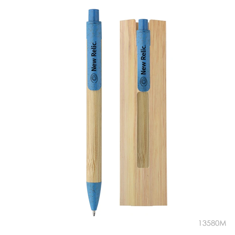 BambooTexture Press Paper Tube Pen Kraft Paper Tube Wheat Straw ...