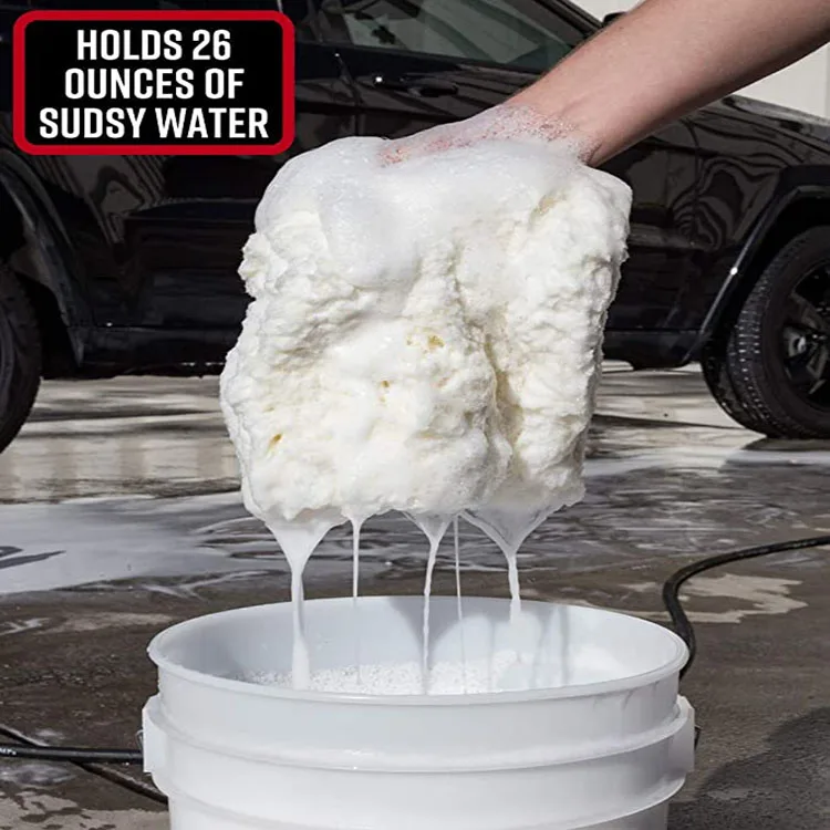 10'' Plush Synthetic Car Wash Pad Wool Wash Pad for Car and Truck ...