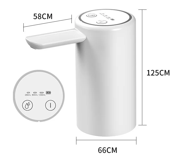 2024 Portable Rechargeable Home Usb Humanized Tilt Outward Faucet ...