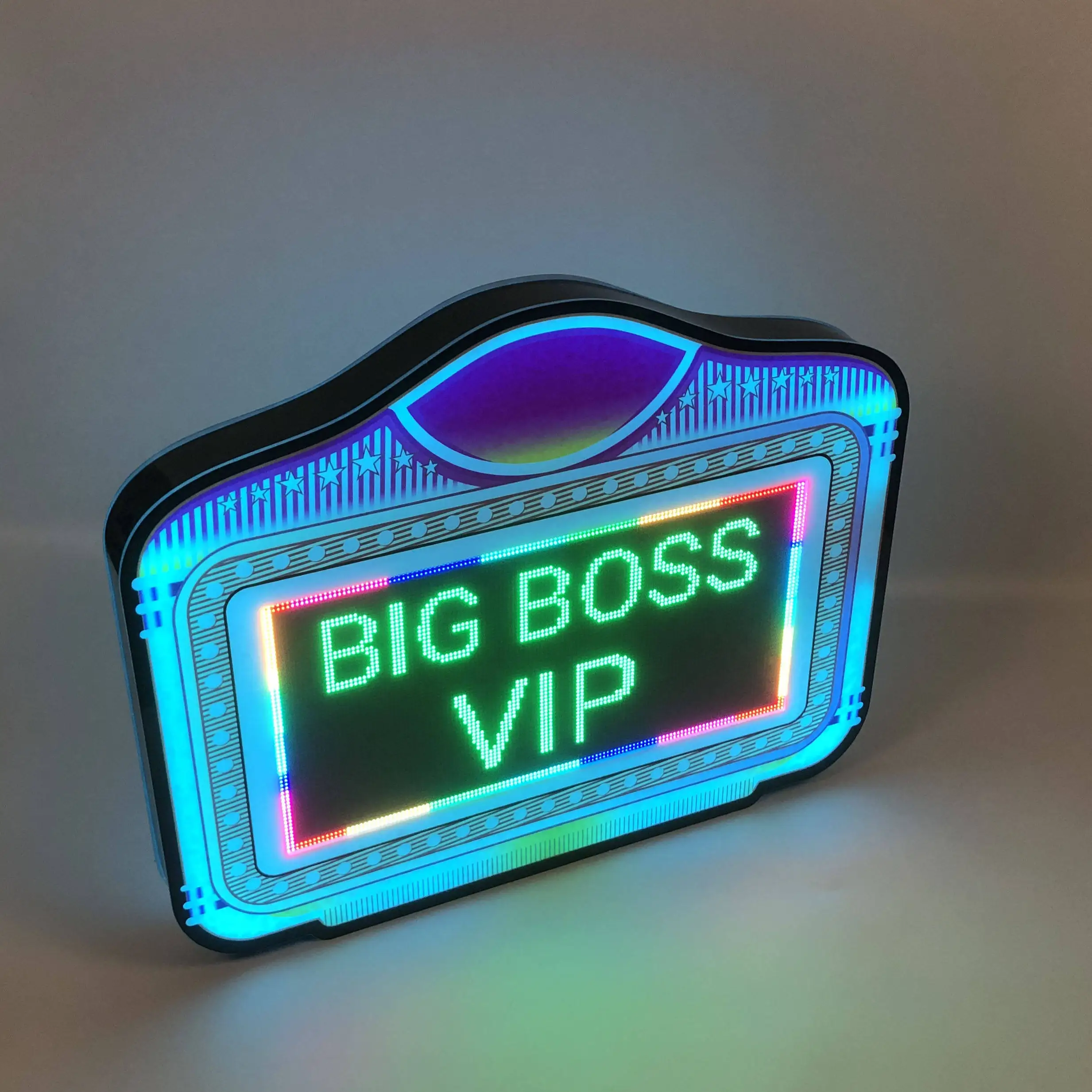 Custom Programmable Led Digital Screen Marquee Board Vip Bottle Service ...