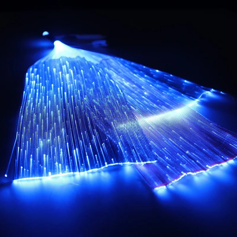 LED Luminous Fiber Optic Fabric RGBW for Banquet & Wedding