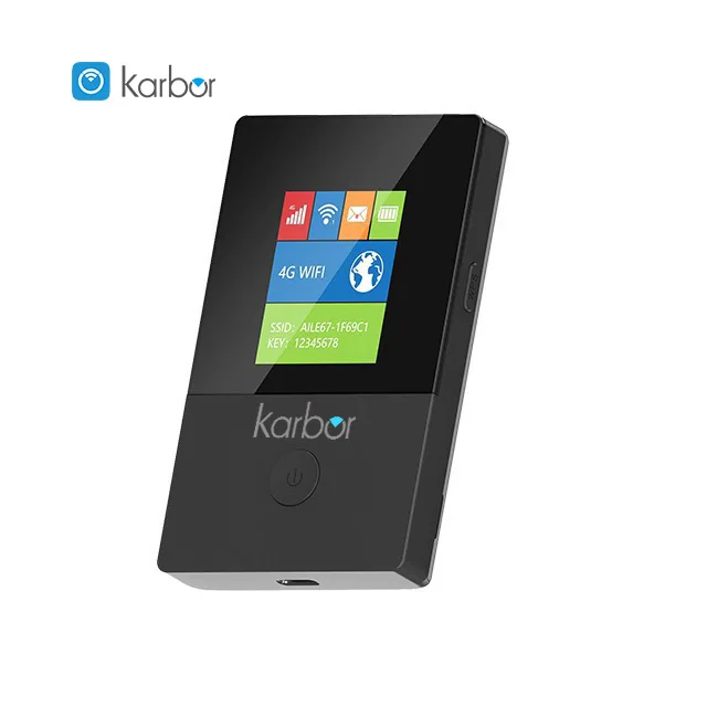 Karbor 300mbps 4G Mobile Hotspot Td-Lte Wifi Router with 3000mAh ...