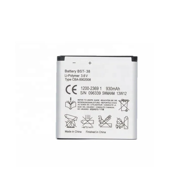 Bst38 Original Bst-38 Bst38 Cell Phone Battery For Sony Ericsson S500i ...