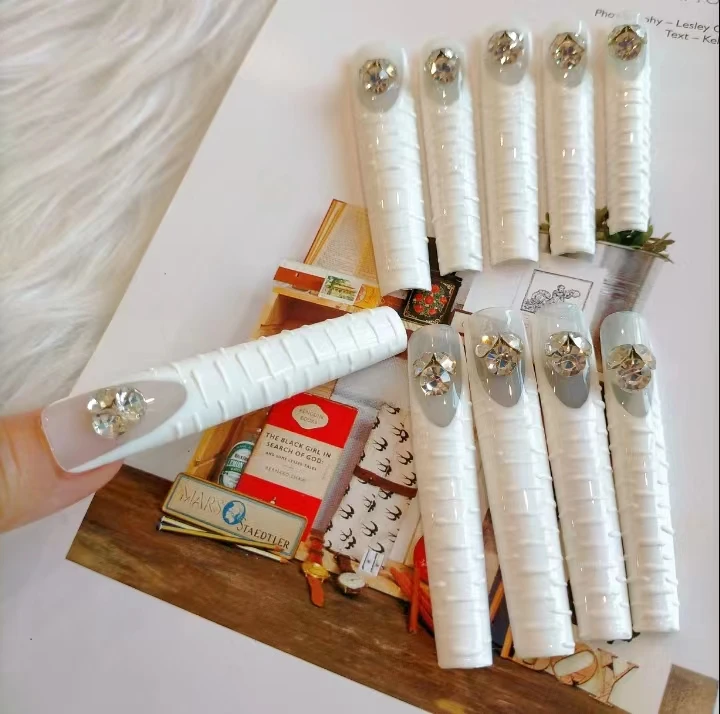 7cm Length Hand Made Custom Designer Press on Nails New Fashion Nails ...