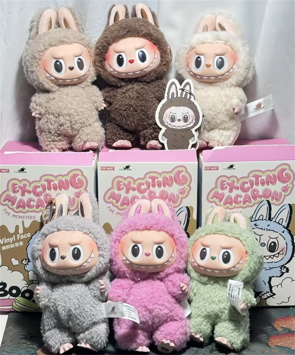 Labubus Originals Popmart Exciting Macaron Plush Toys Mystery Boxes ...