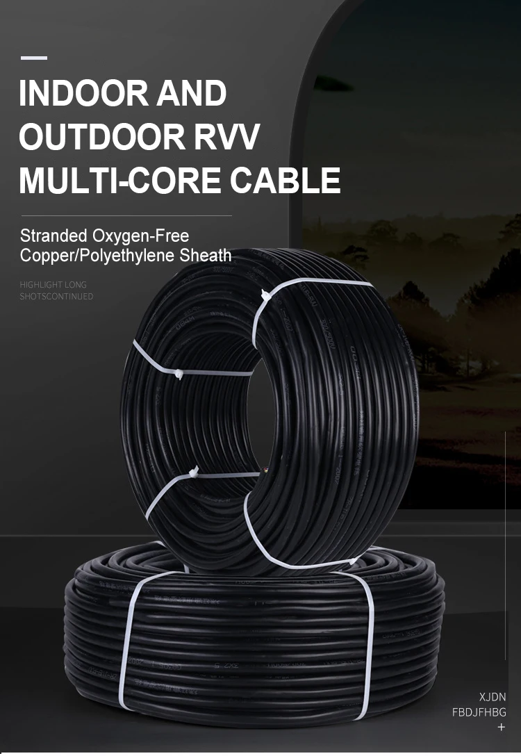 Low Price Hot 1.5 2.5 4 6mm Multicore Flexible Wire Royal Cord Pvc ...