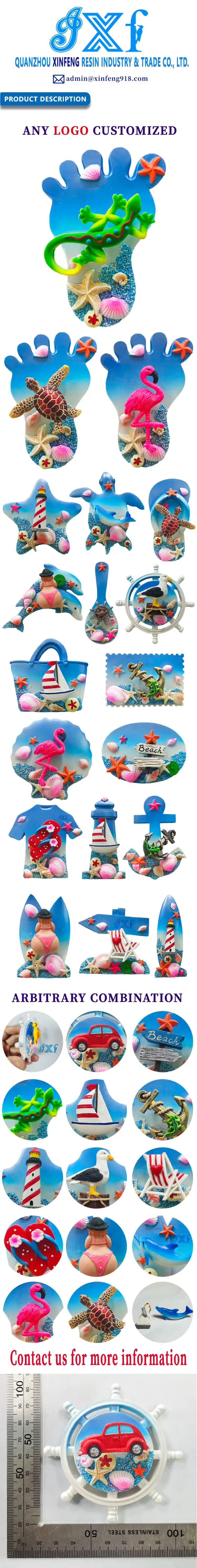 Vibrant Handmade 3d Resin Fridge Magnets With Spring For Personalized ...