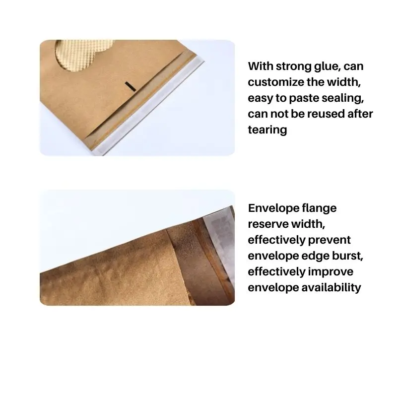 Recycled Honeycomb Cushion Kraft Paper Mailer Padded Shipping Mailing ...