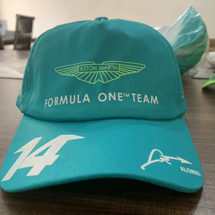 2023 Aston Martin F1 Race Team Alonso Baseball Snapback Cap Racing Hat ...