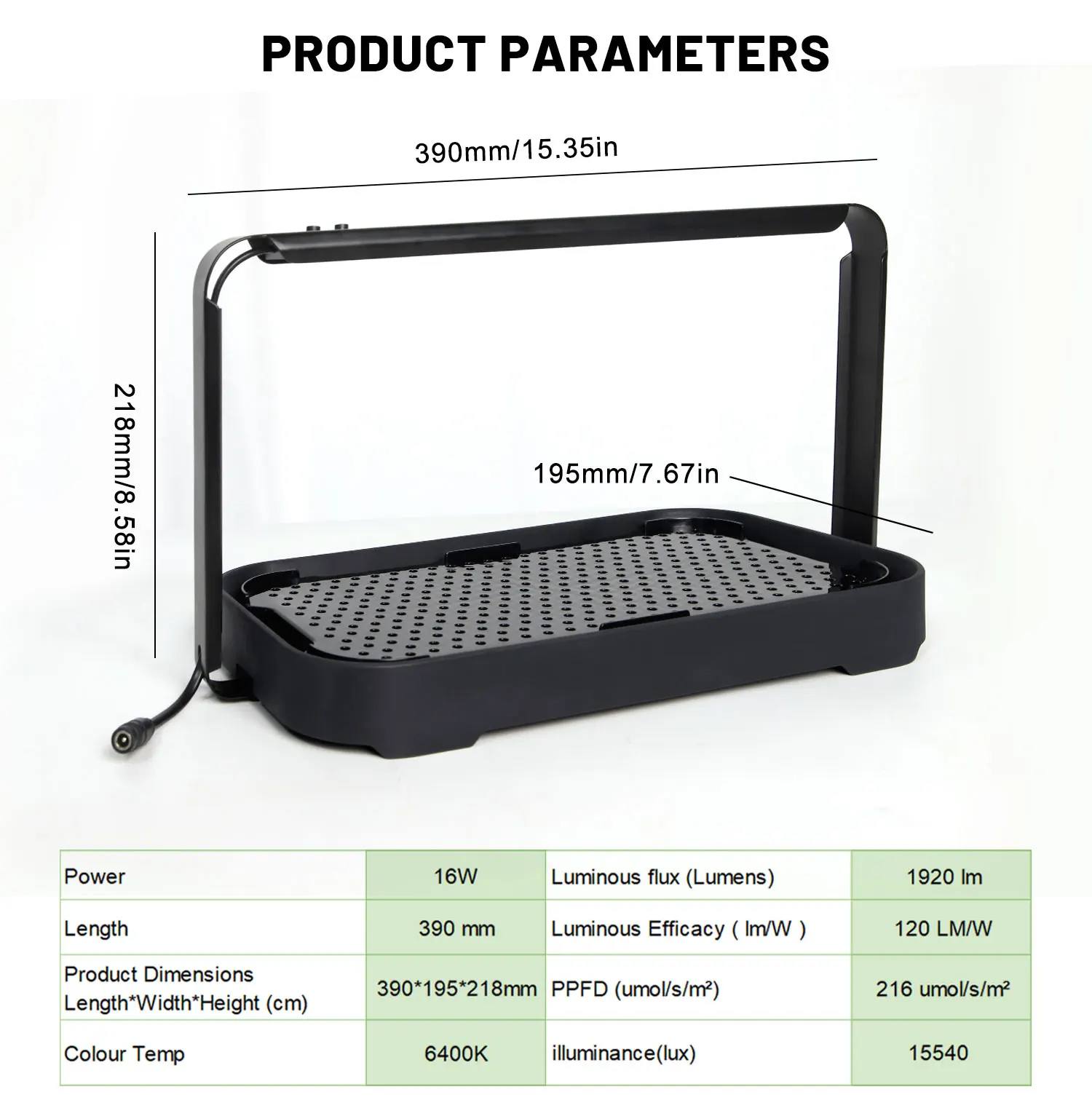 Smart Mini Desk Hydroponics Bean Sprout Grow Tray Microgreen Growing ...