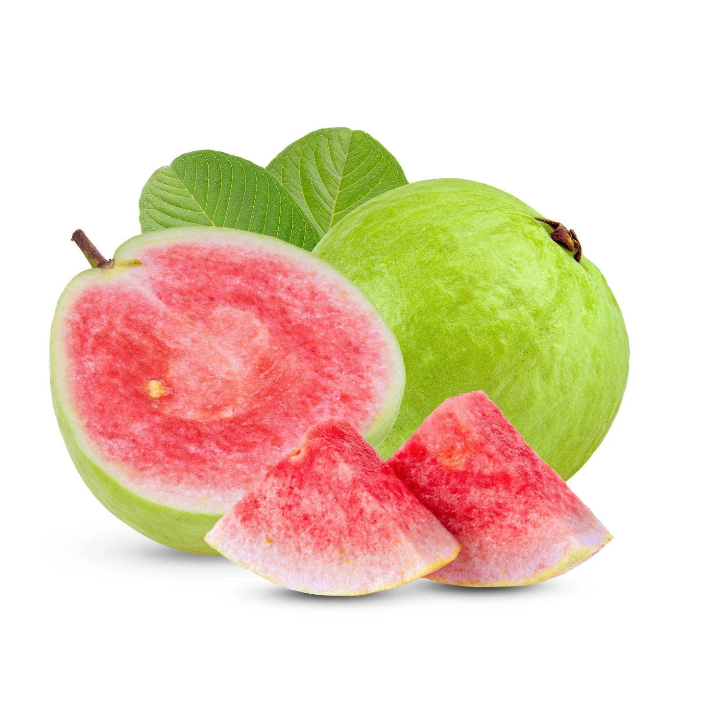 Alibaba.com: Fresh Light Pink Guavas, Sweet Green Skin White Flesh ...