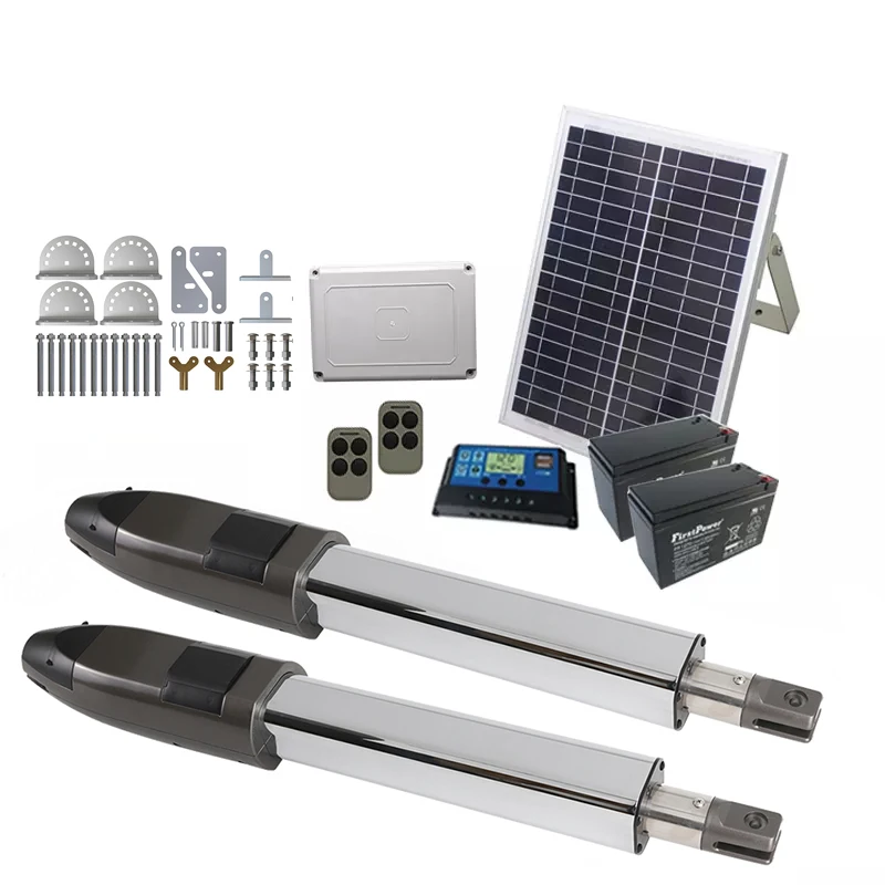 Giant Articulated Arm Solar Powered Two-door Gate Motor Pkm C03 Dual ...