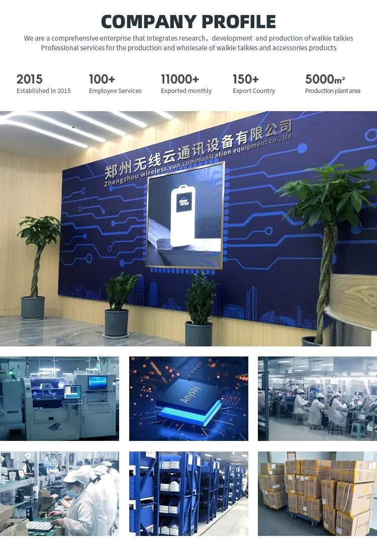 Rongyin R290 Uhf Security Walkies Talkies Long Rang Two-way Wireless Positioning Intercom Sim ...