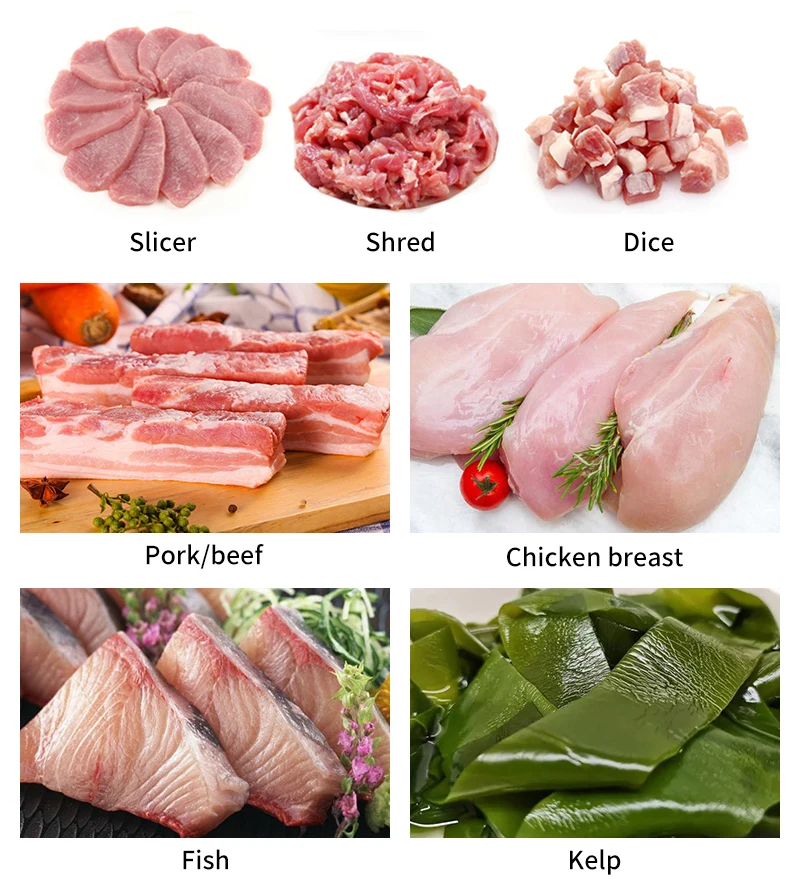 Commercial Meat Cutting Machine Slice Meat Cutting Machine / Cutter ...