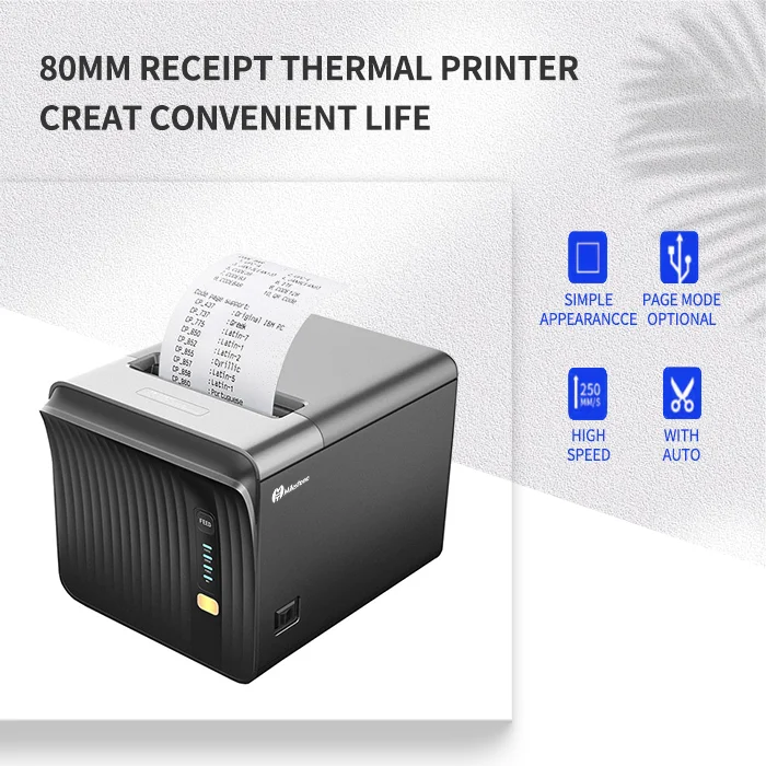 Milestone MHT-P80A Thermal Printer - High Speed & Bluetooth