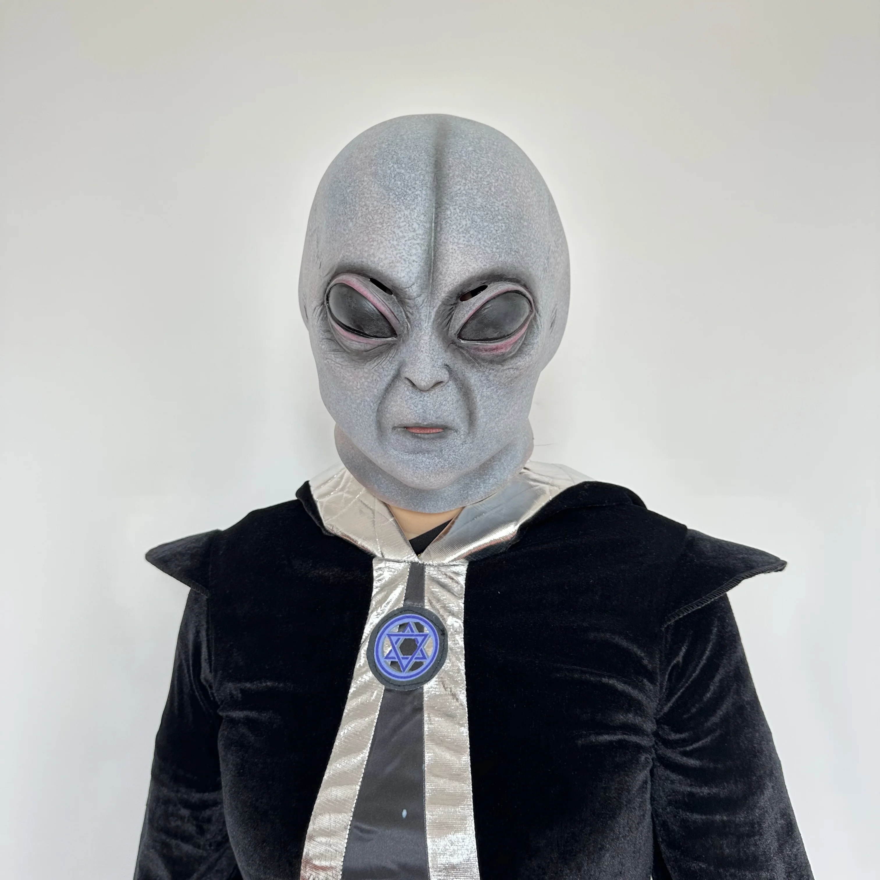 Realistic Alien Face Masks Extraterrestrial Encounter Prank Masks Fun ...