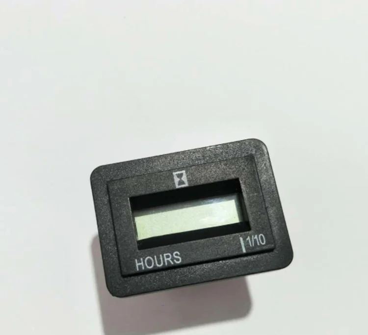 DC24V 12V AC 220V 110V LCD Digital Engine Running Hour Meter