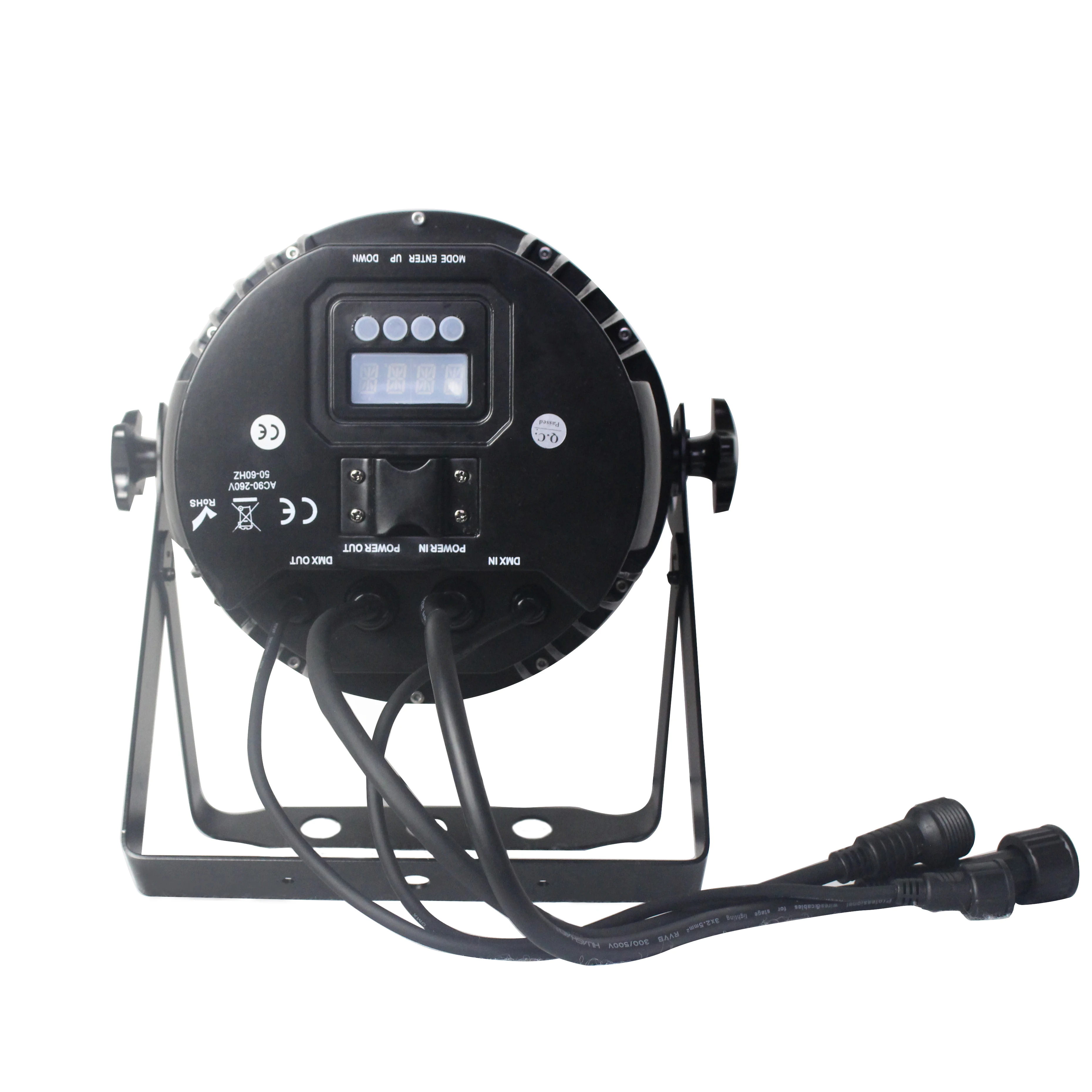 Yifa Waterproof Outdoor IP65 Spotlight Club Quad Color LED RGBW 4in1 Zoom 18x10w Led Par Light ...