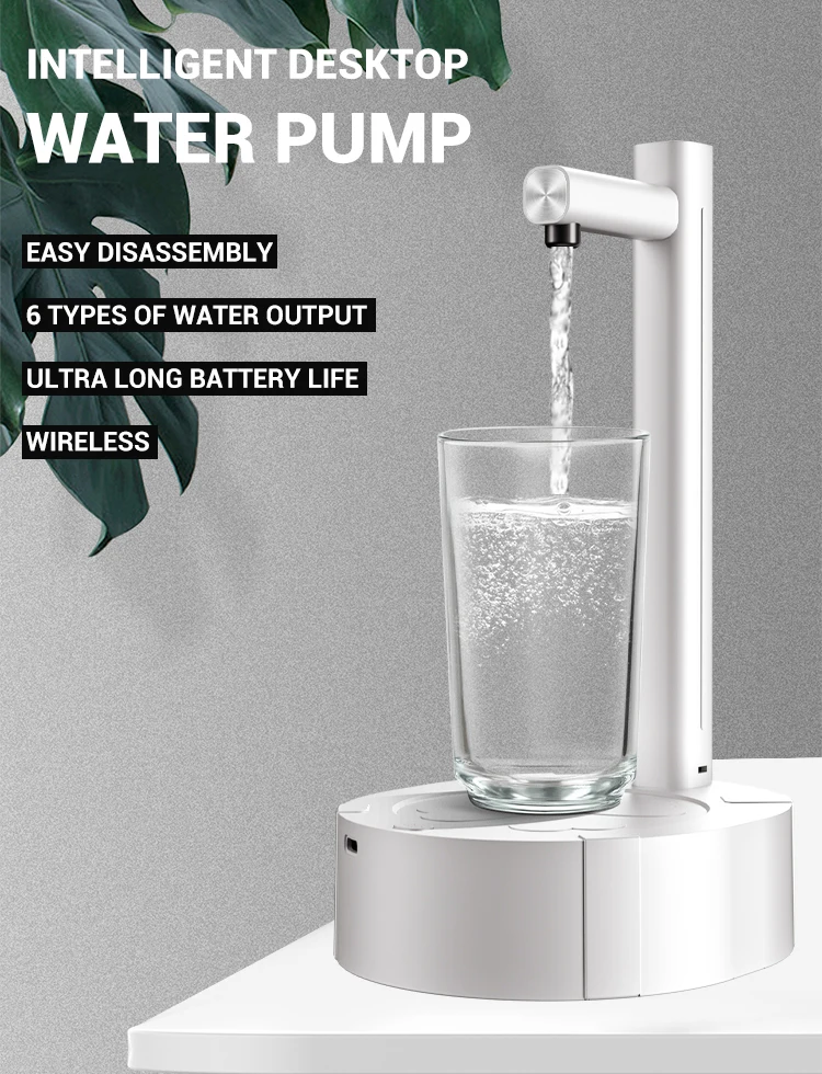 Booming 1800mah Automatic Portable Office Mini Water Bottle Pump Usb ...