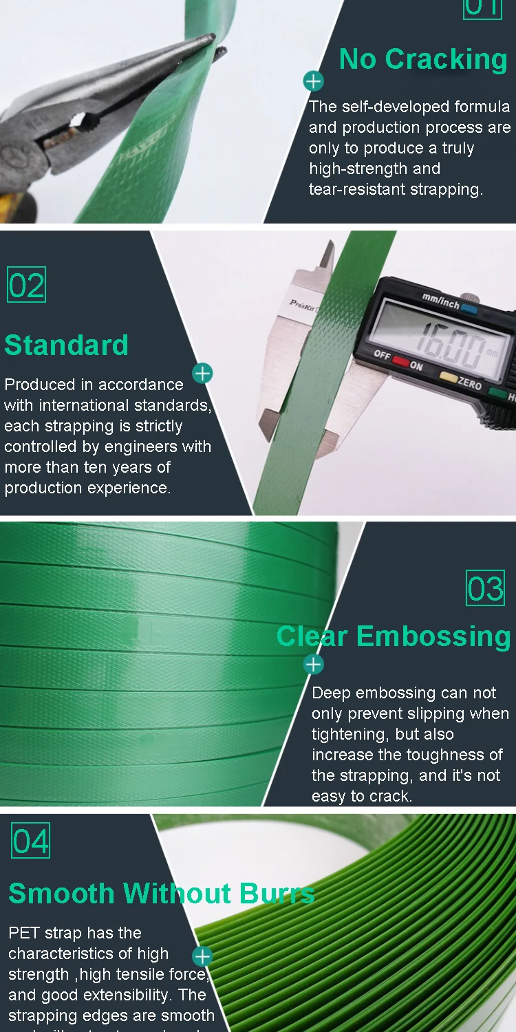 Jiajun Willie PET Strap - Heavy Duty Emboss Aar-virgin