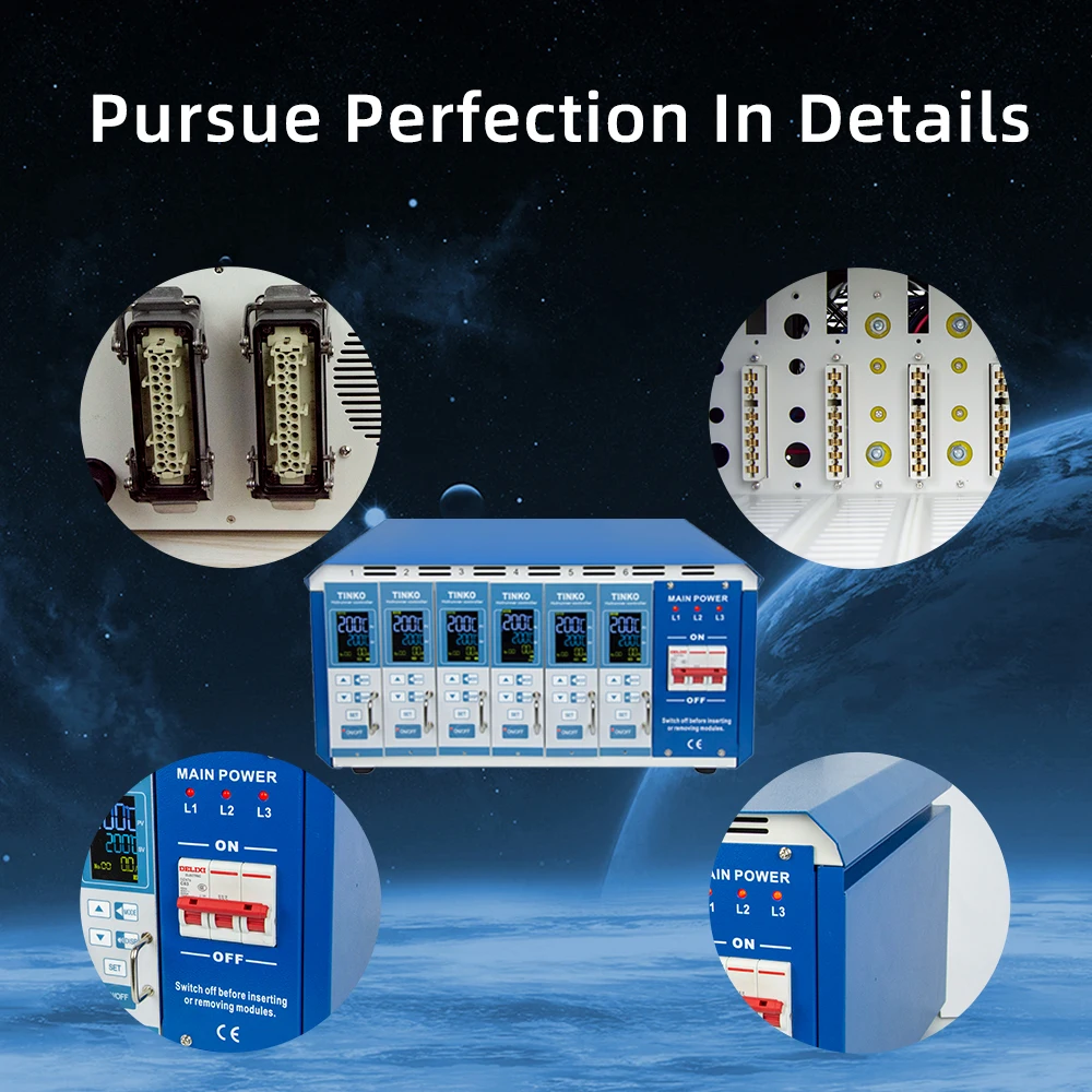 4 Zone HRTC Hot Runner System for Plastic Injection Molding