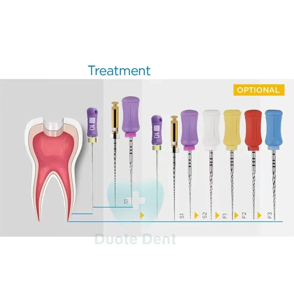 6 Pcs Per Box Dental Endodontic Hand Use NiTi Large Taper Super Rotary ...