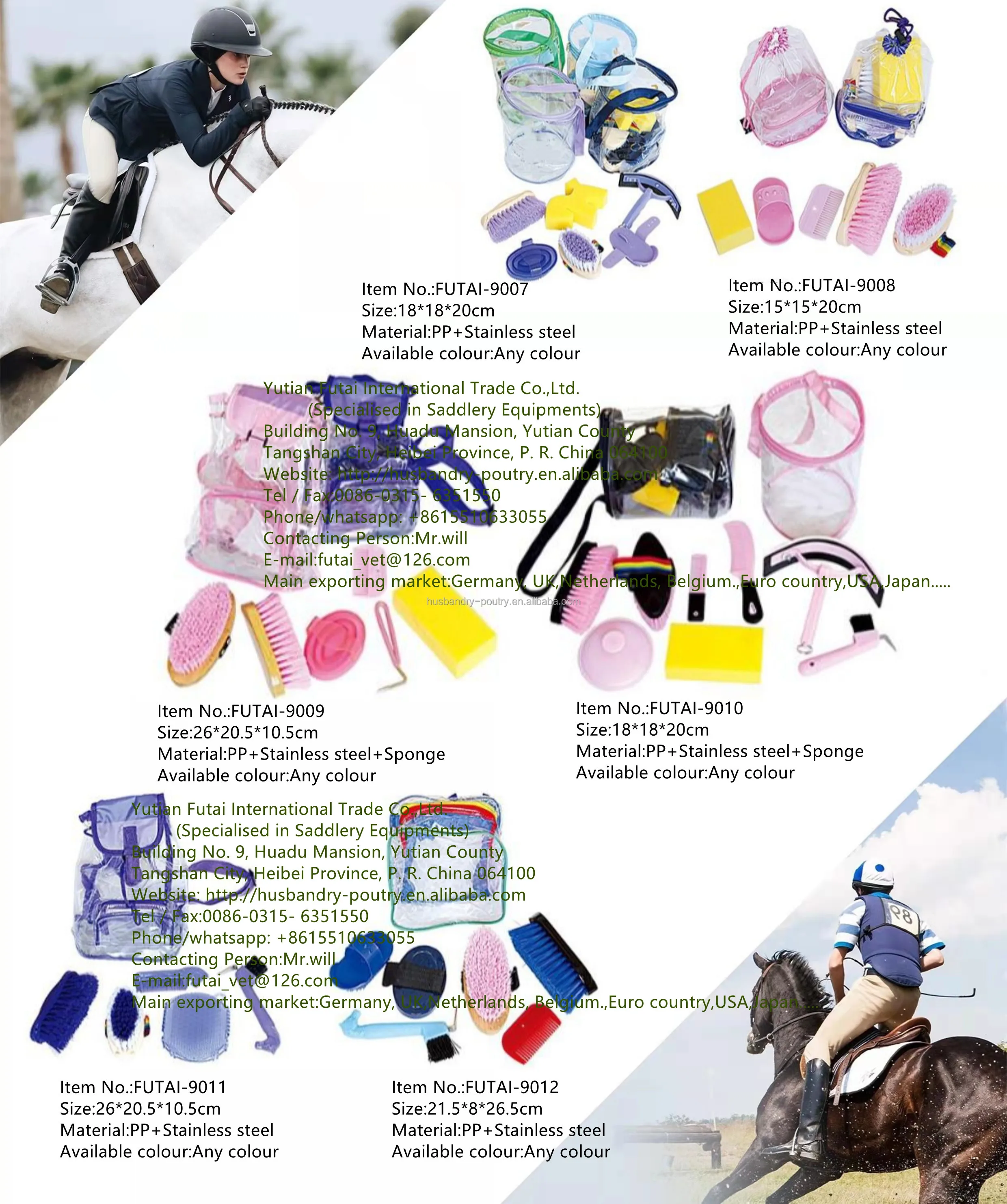 Horse Grooming Kits - Quality Brush Sets for Equestrians