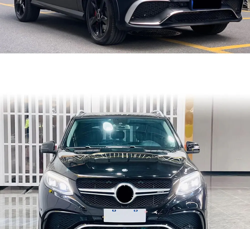 Car Modified Full Kit ML63 Conversion GLE63 Style Bumper