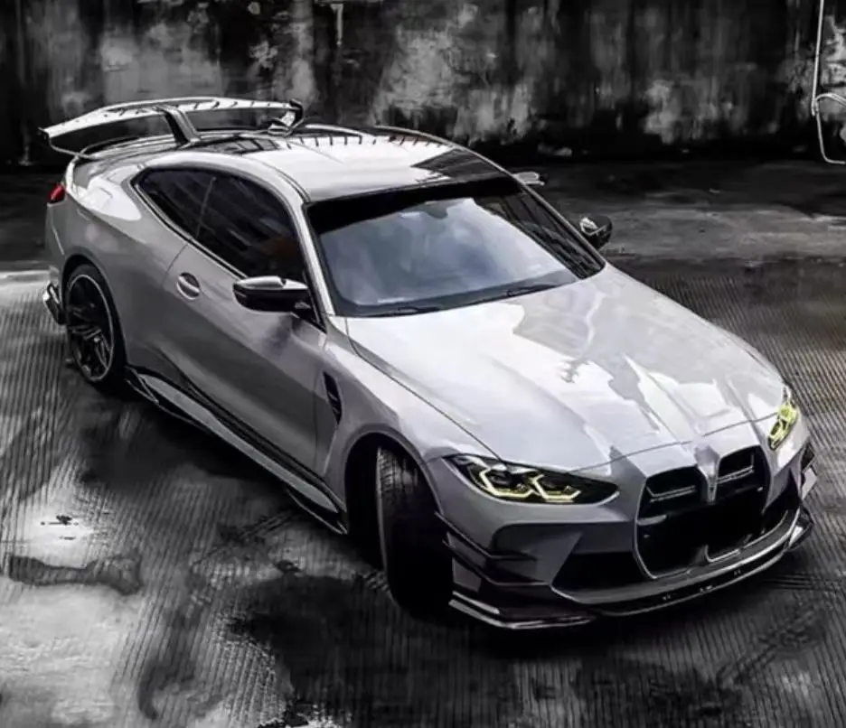 Dry Carbon Fiber Tk Style Bodykit Front Lip Rear Lip Splitter For Bmw ...