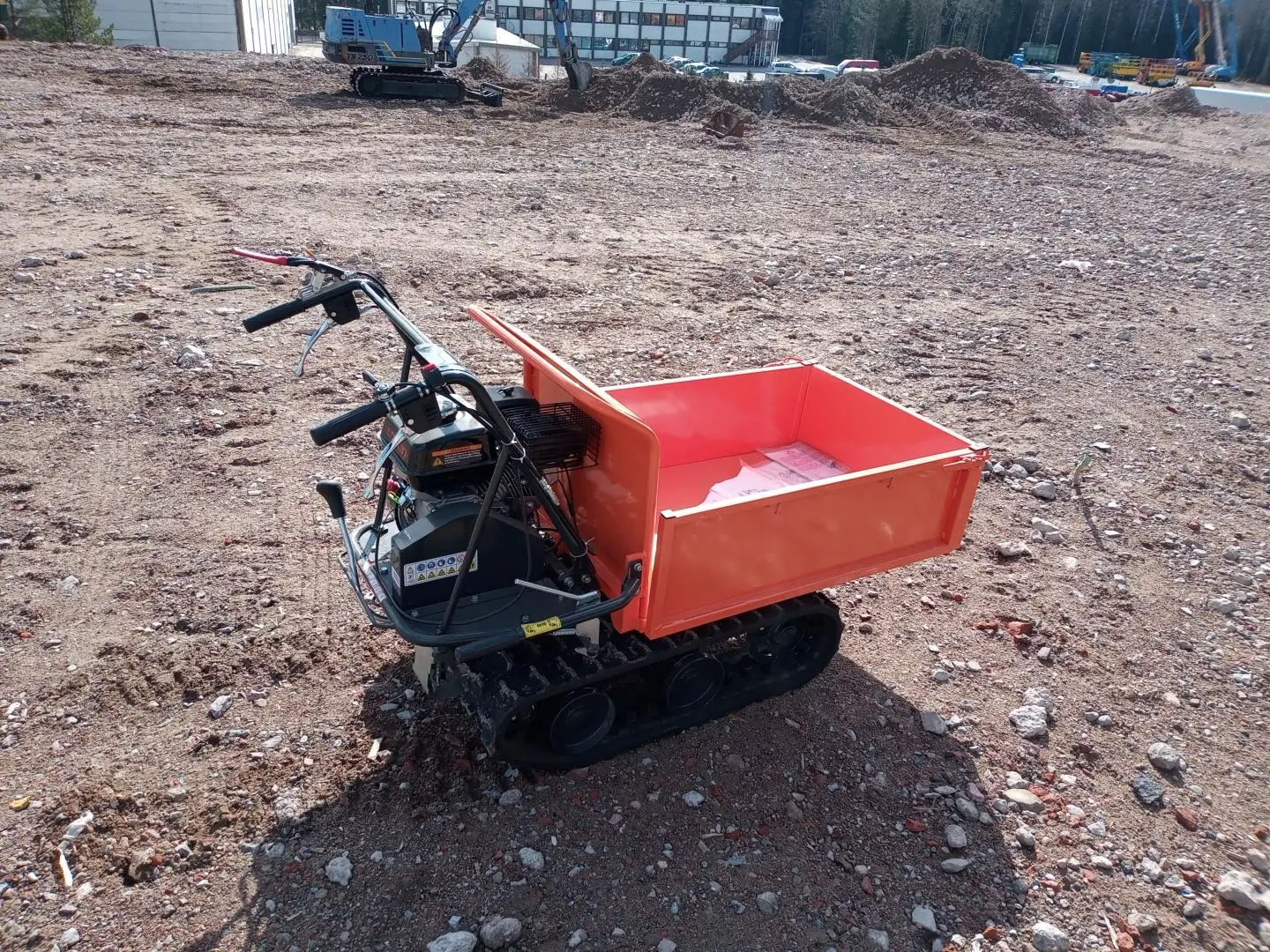 Heavy-duty Concrete Buggy Electric Mini Tipper Dumper 300kgs Small ...
