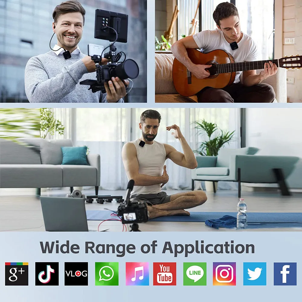 1-2 Rode Wireless Microphone Collar Lapel Mic For Mobile Phone Pc ...