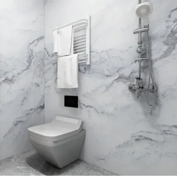 Modern Design Waterproof Soundproof Fireproof Pvc Bathroom Wall Panels ...